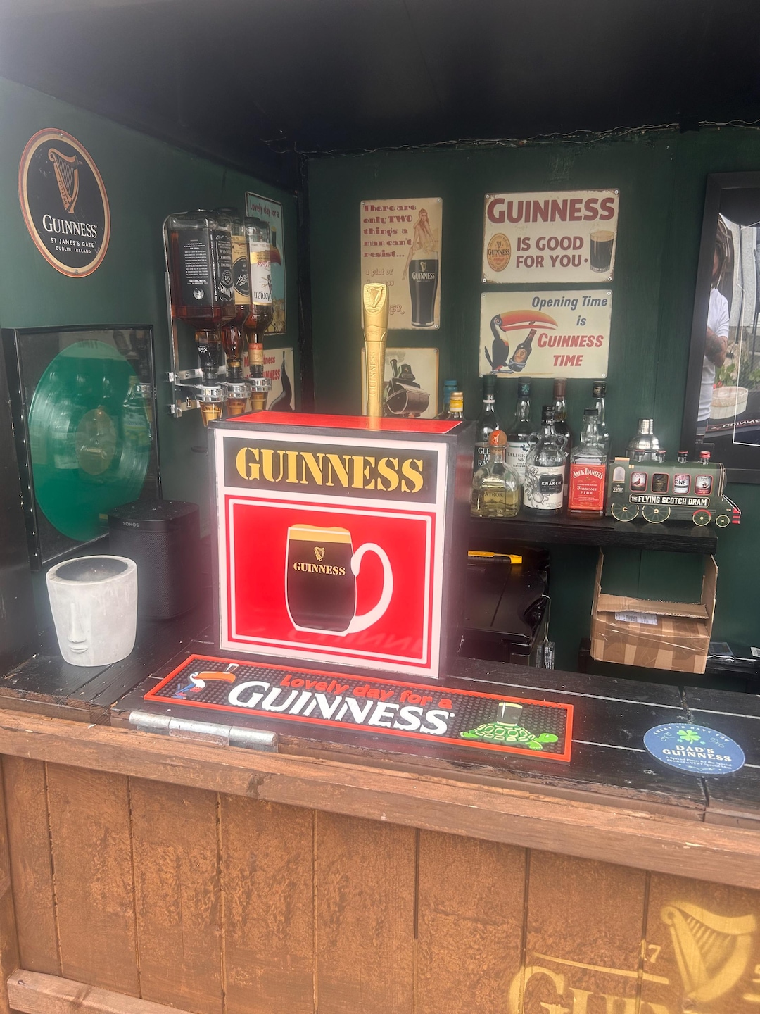 1960s Style Guinness Tap Box Pump in Red - Etsy Canada
