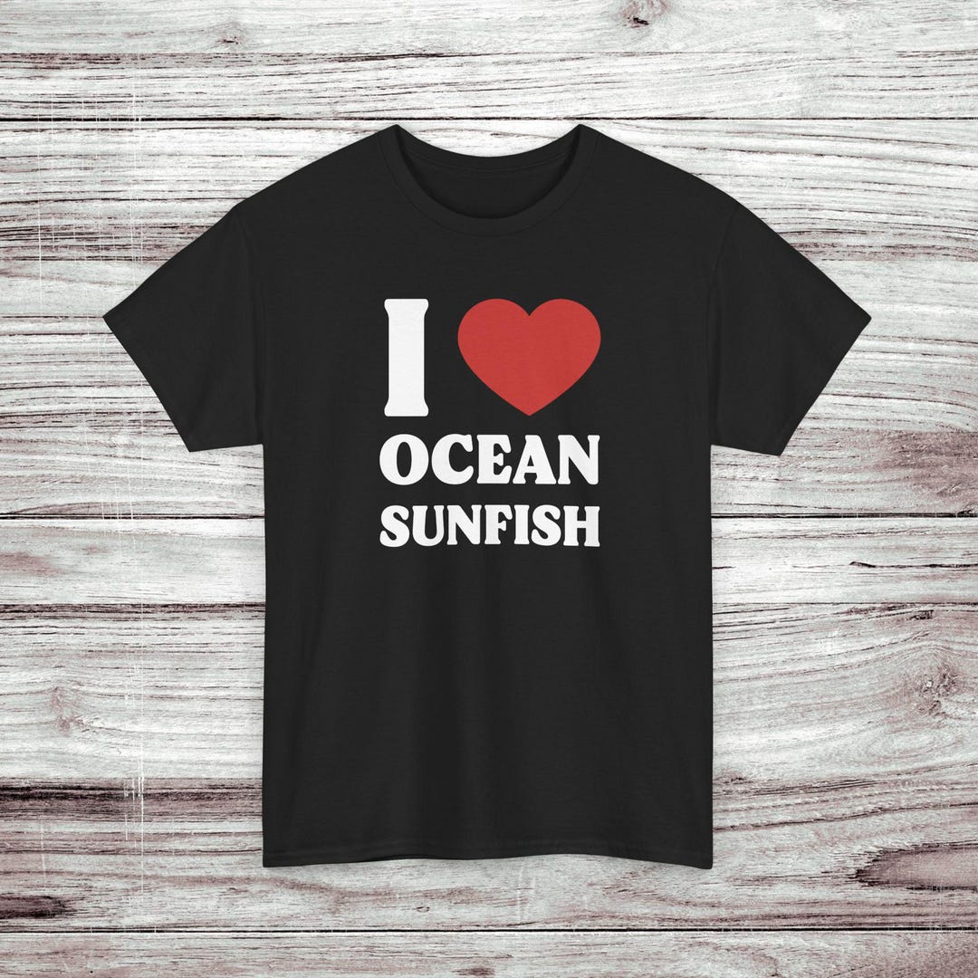 I Heart Ocean Sunfish T-shirt | Funny Marine Biologist Gift - Etsy