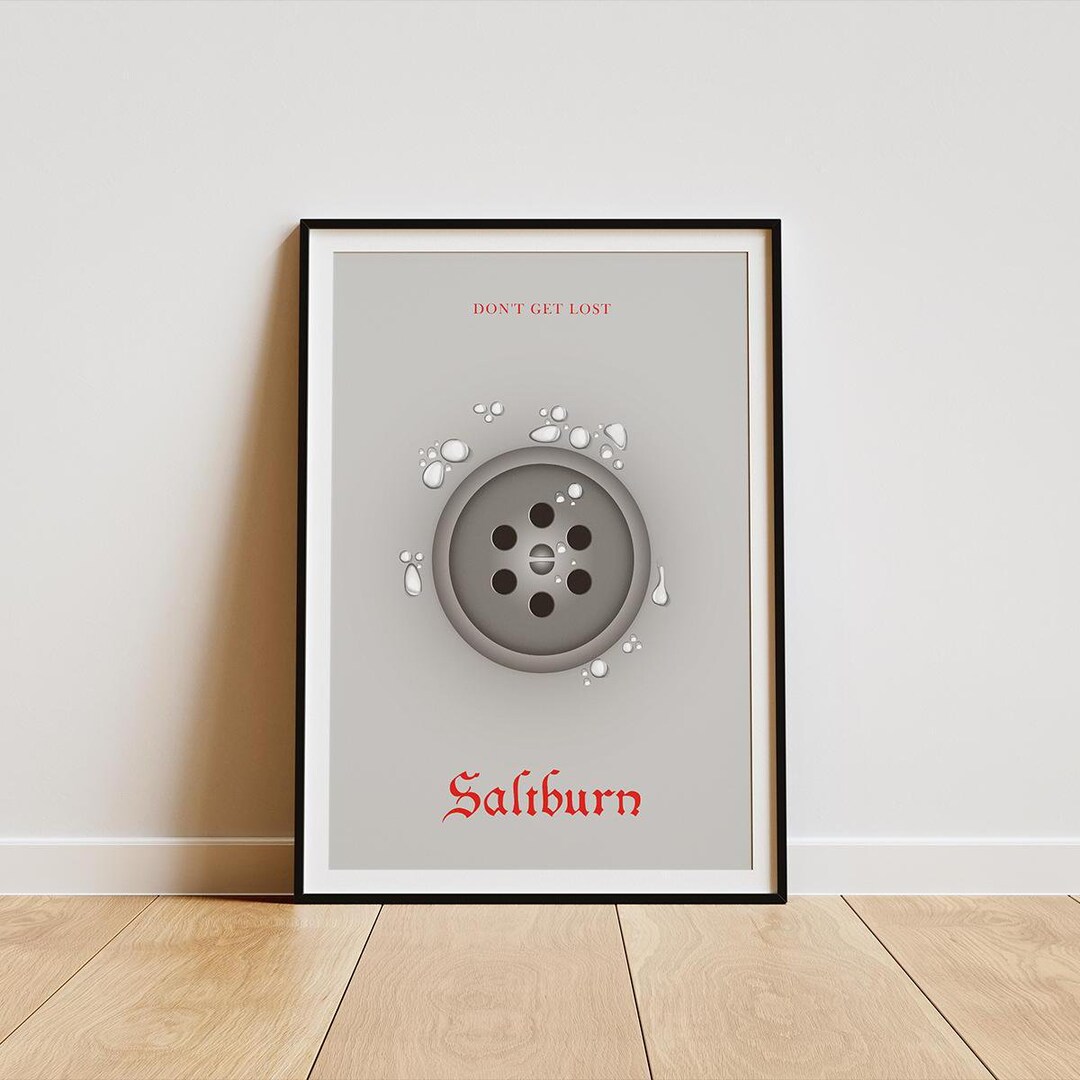Saltburn Minimalist Movie Poster – Digital Wall Art, Home Theater Decor ...