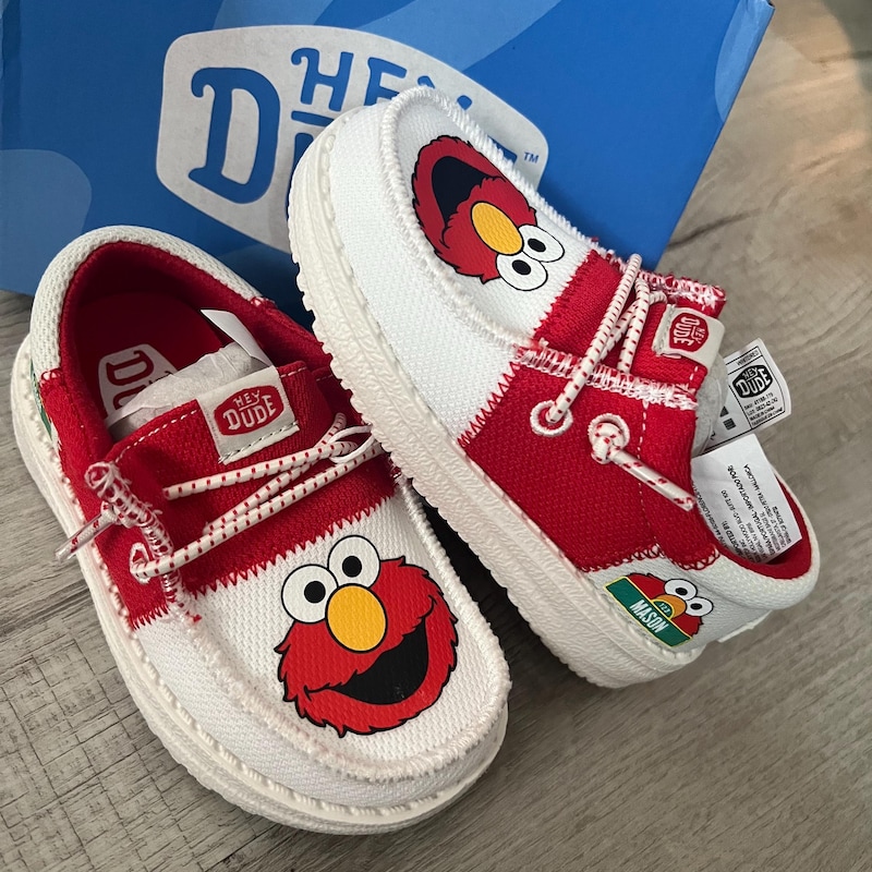 Elmo Shoes - Etsy