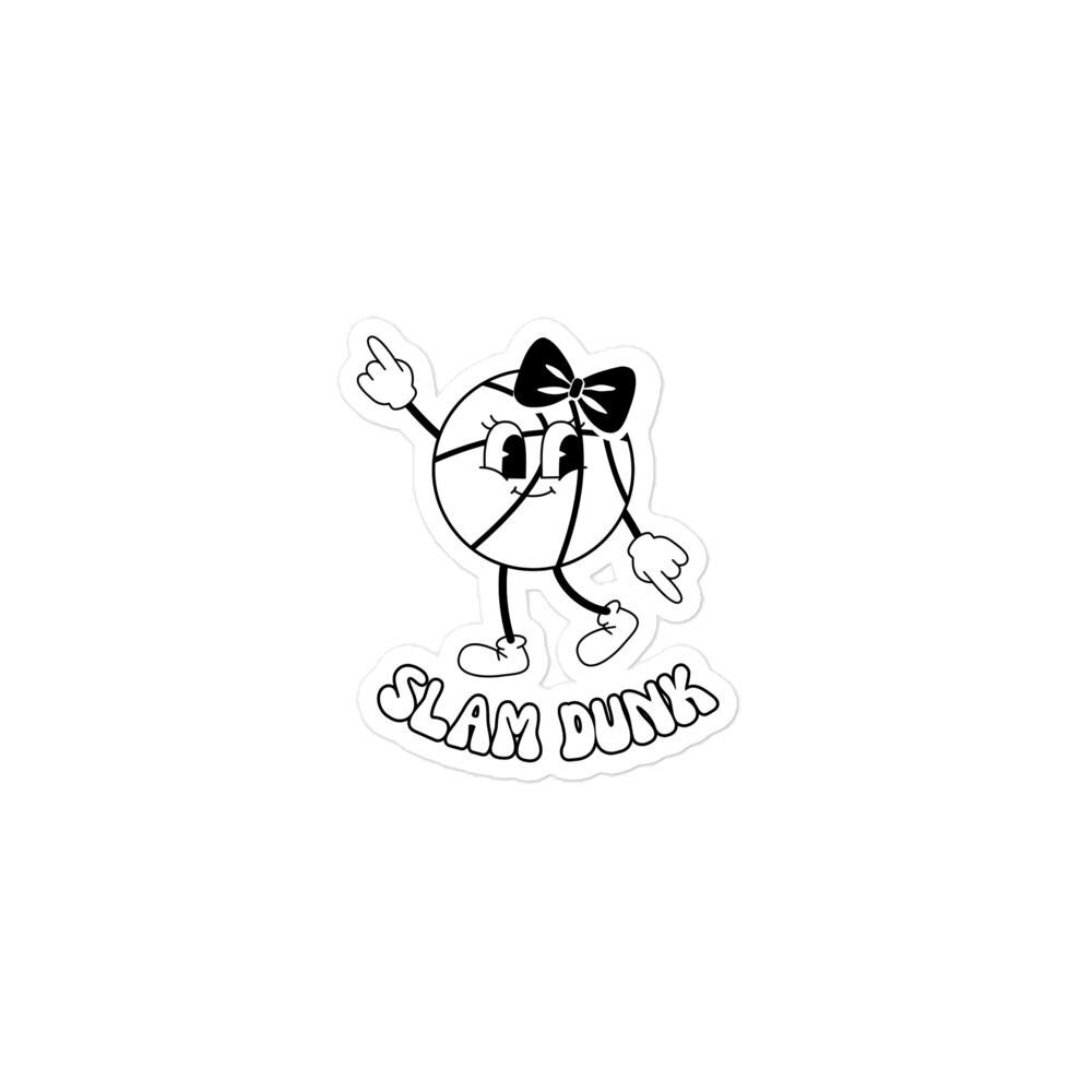 Slam Dunk Basketball Sticker, Basketball Mama Sticker, Basketball Girl ...