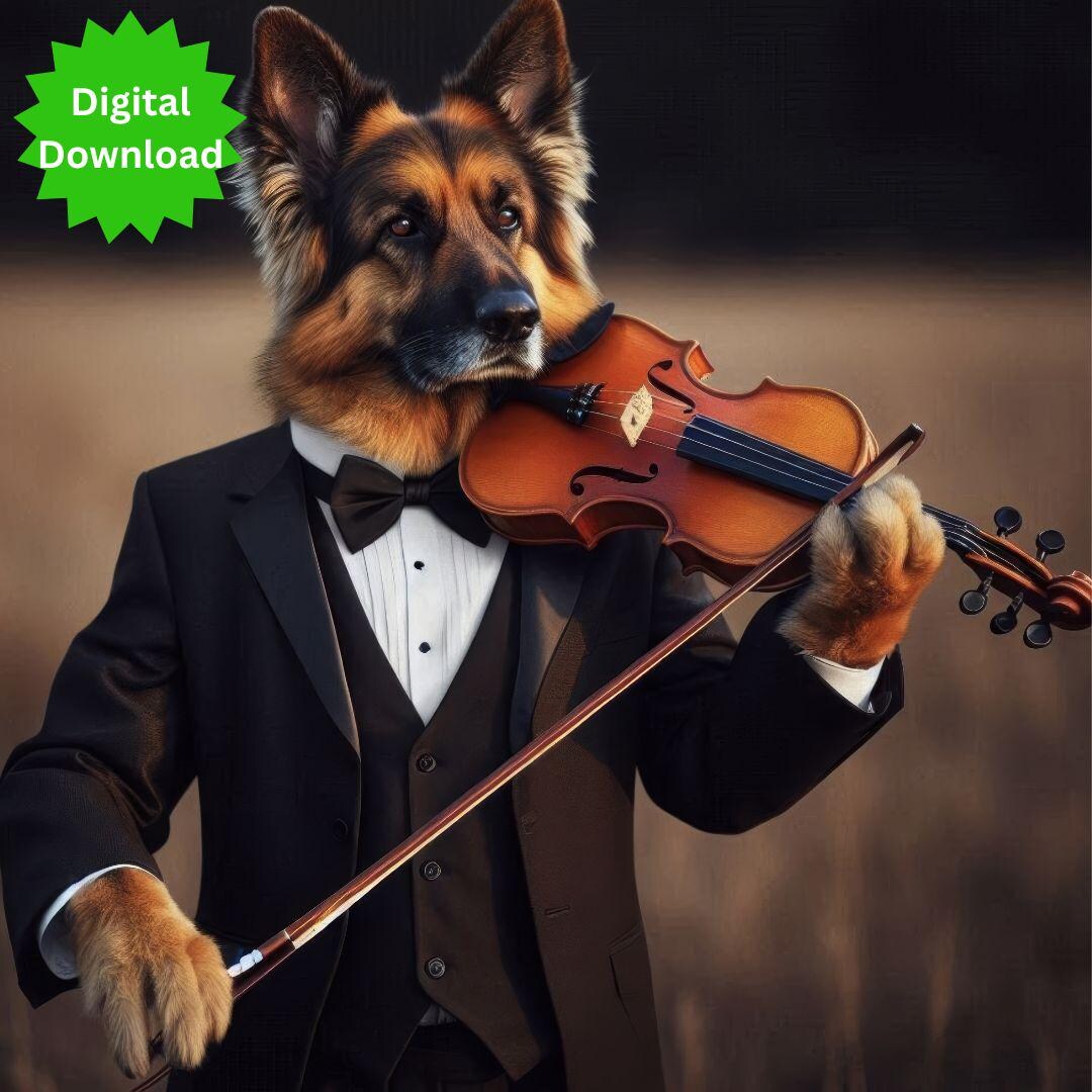 German Shepherd - the Virtuoso! Stunning German Shepherd Dog Playing ...