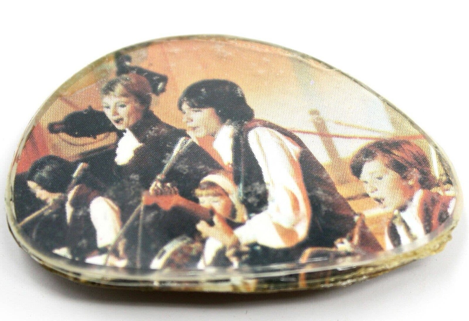Vintage Partridge Family Eyeglass Lens Pin - Handmade 70s Fan Art - Hey ...