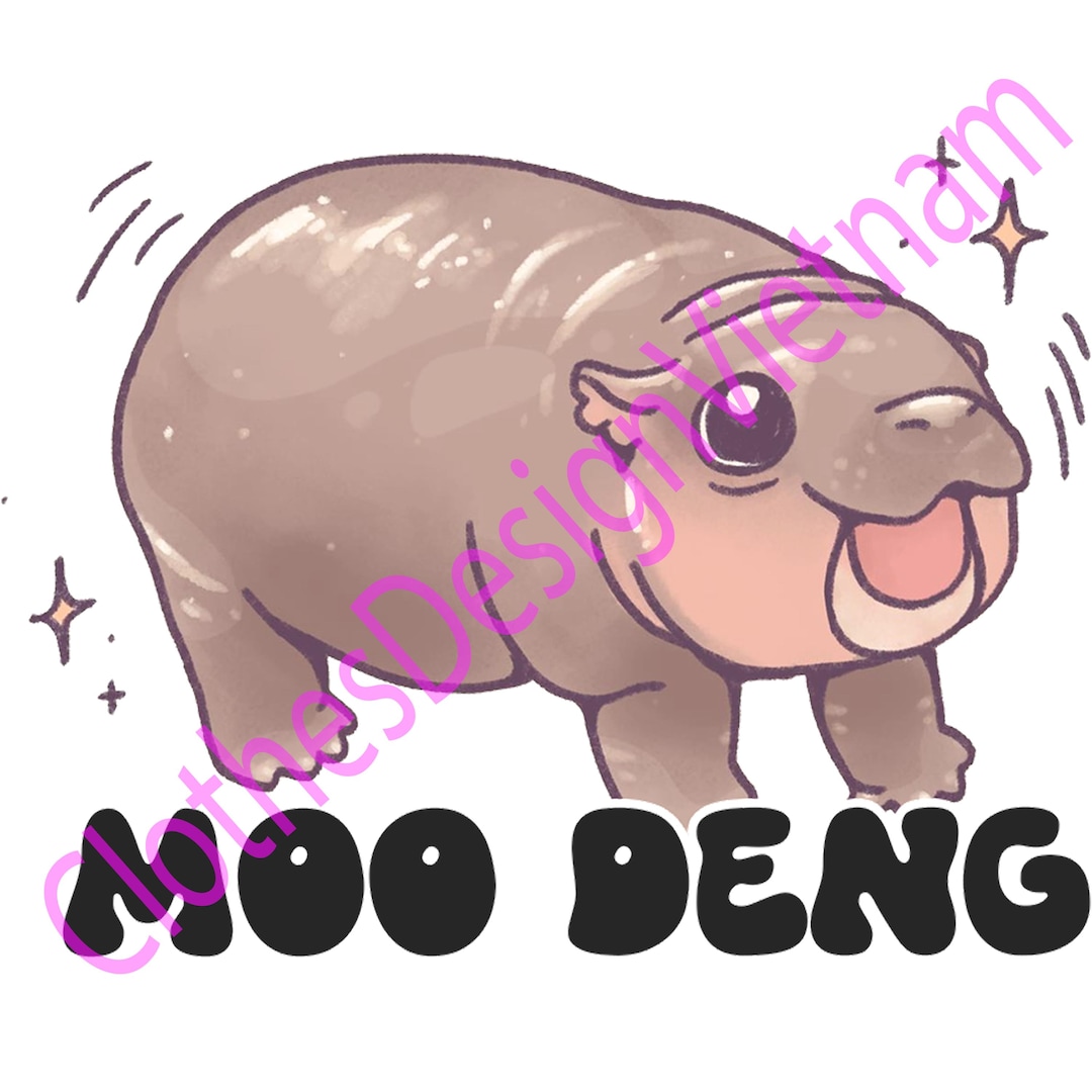 Moo Deng, Moo Deng Png, I Love Moo Deng Png, Moo Deng Bootleg Rap Png ...