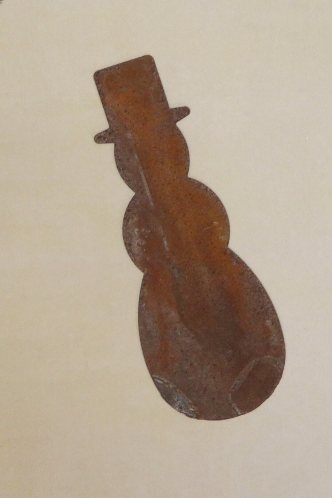 Rusty Metal Snowman Shape - Etsy