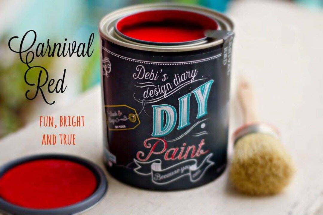 Carnival Red DIY Paint - Etsy