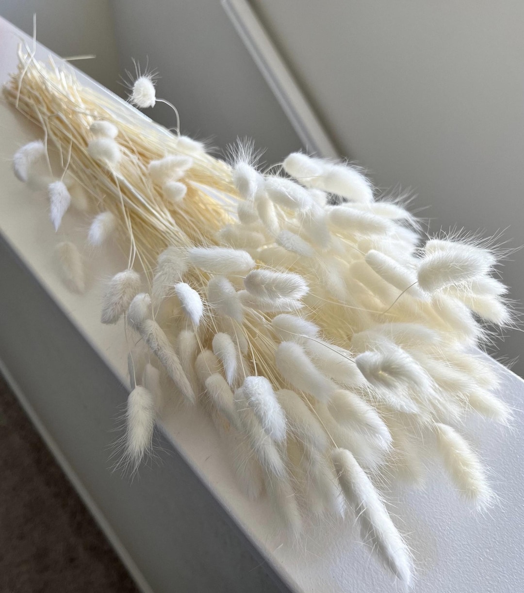 Dried Bunny Tail Grass Bouquet – Boho Farmhouse Vase Decor – Natural ...