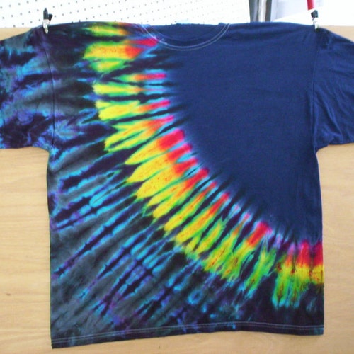 Plus Size Rainbow Spiral Tie Dye T Shirt Plus Sizes 2xl 3xl Etsy