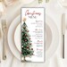 Editable and Printable Christmas Menu | Christmas Menu Template ...