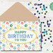 Printable Polka Dot Birthday Card | Printable Happy Birthday Card ...