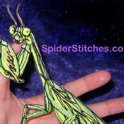 Chinese Praying Mantis Tenodera Sinensis Iron on Patch Insect - Etsy