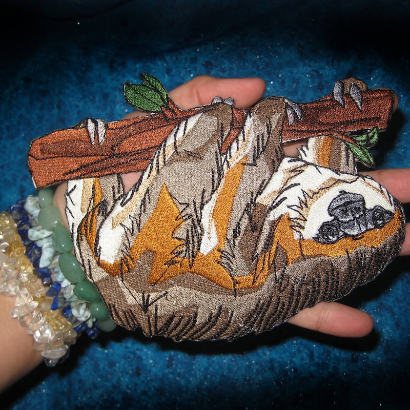 Sloth Iron on Patch - Etsy