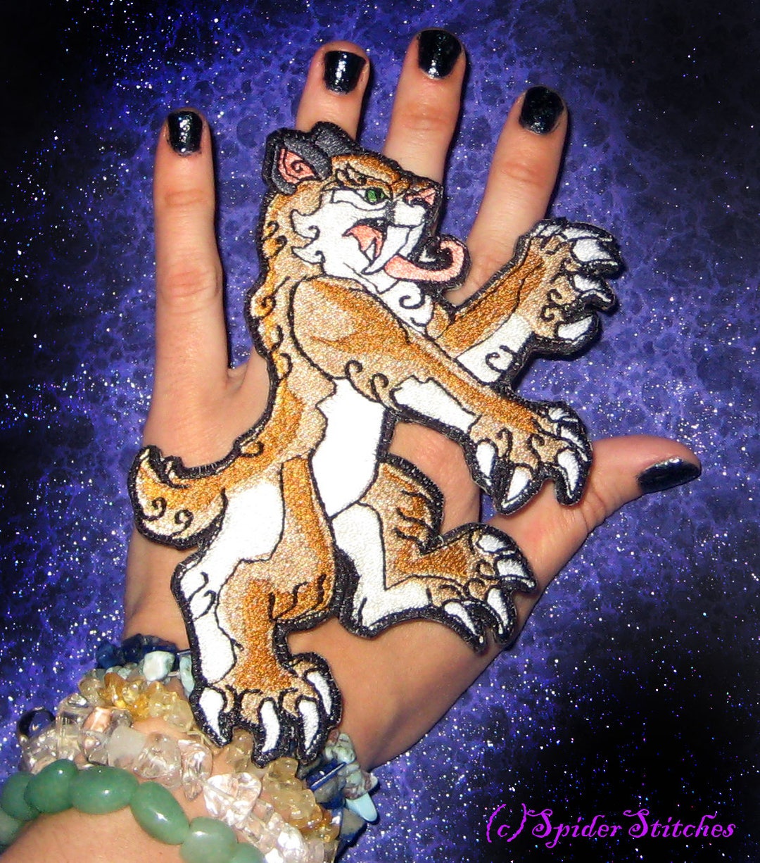Rampant Saber Toothed Tiger Cat Heraldic Heraldry Iron on Patch - Etsy