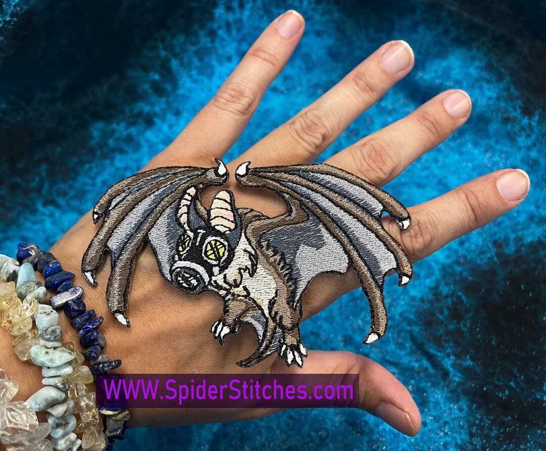 Plague Bat Gas Mask Steam Punk Iron ON Patch Plague Survivor - Etsy