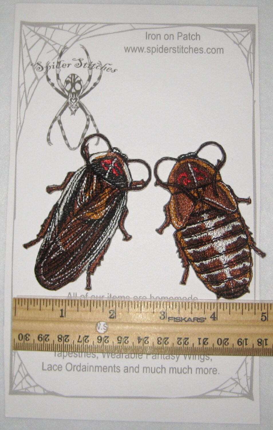 Creepy Cool Dubia Cockroach Roach Pair Iron on Patch - Etsy