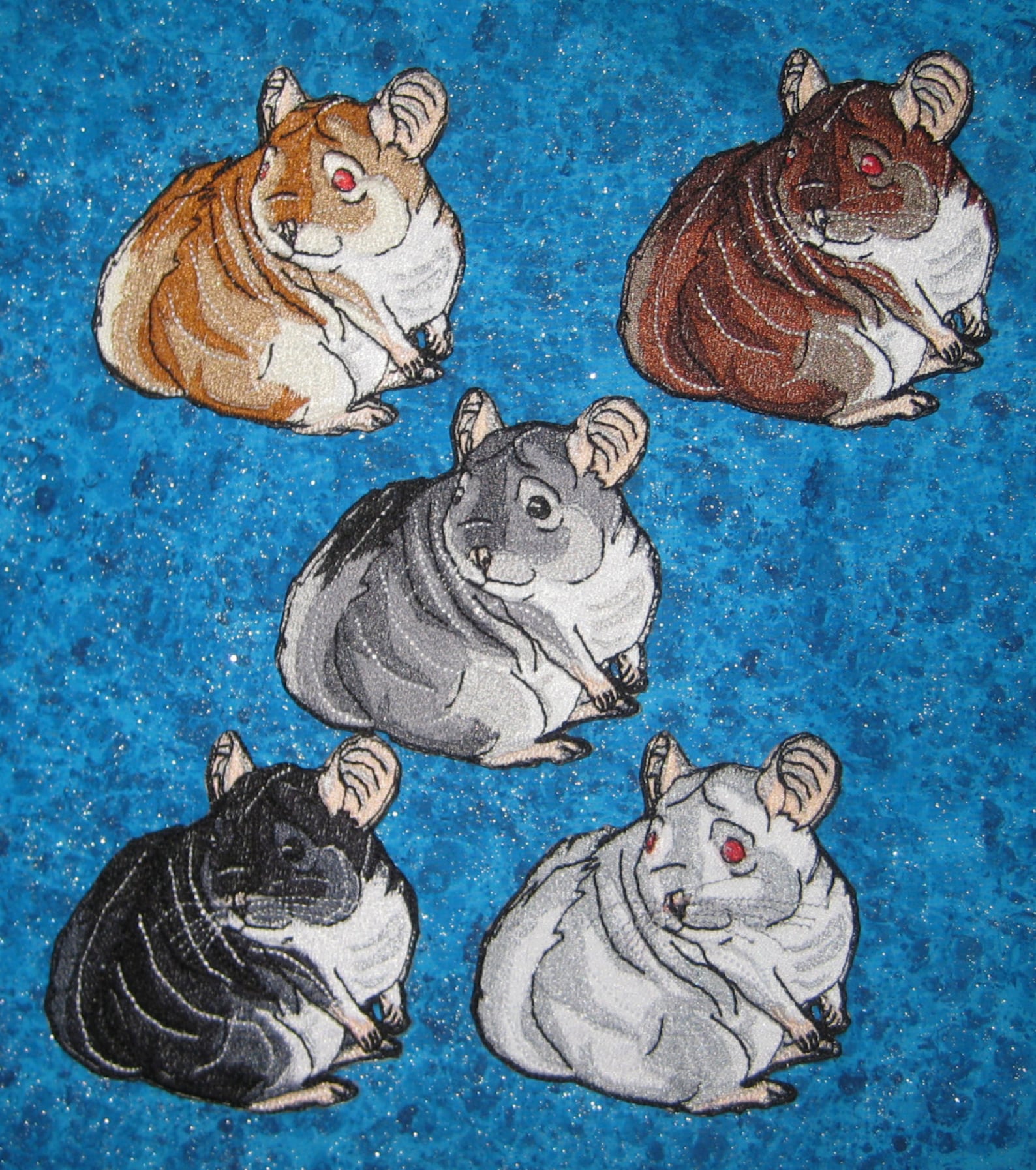Cute Albino Chinchilla Iron on Patch - Etsy
