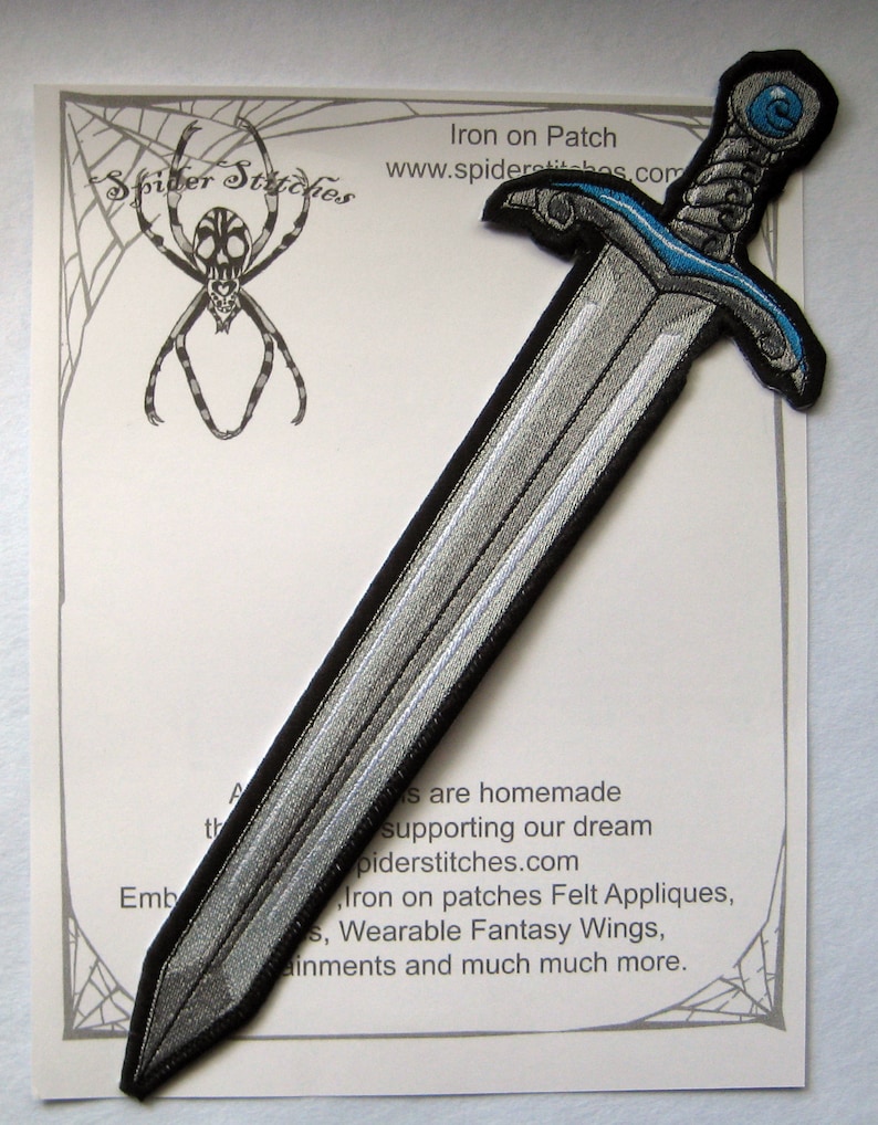 Huge Sword Heraldic Heraldry Iron on Patch - Etsy