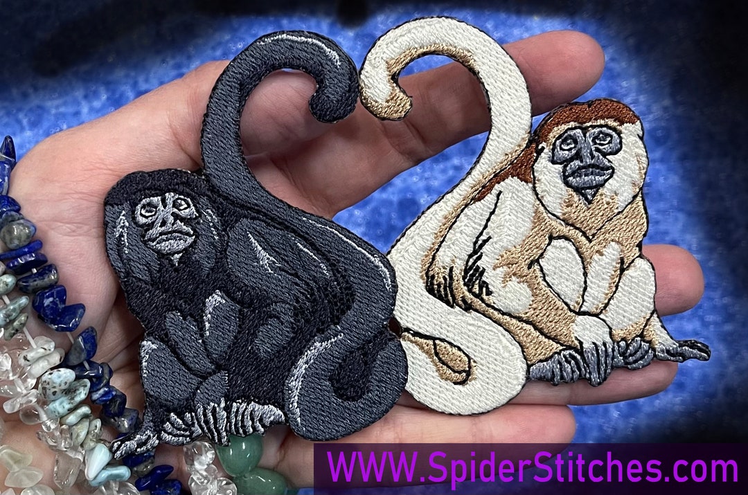 Howler Monkey Couple Male and Female Iron on Patch Ape Patches - Etsy