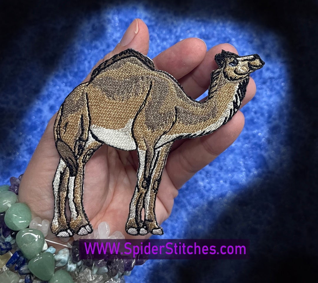 Regal Dromedary Camel Iron on Patch Patches Arabian One Humped Camel Camelus Dromedarius - Etsy