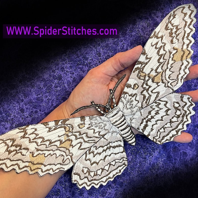 White Moth Appliques - Etsy