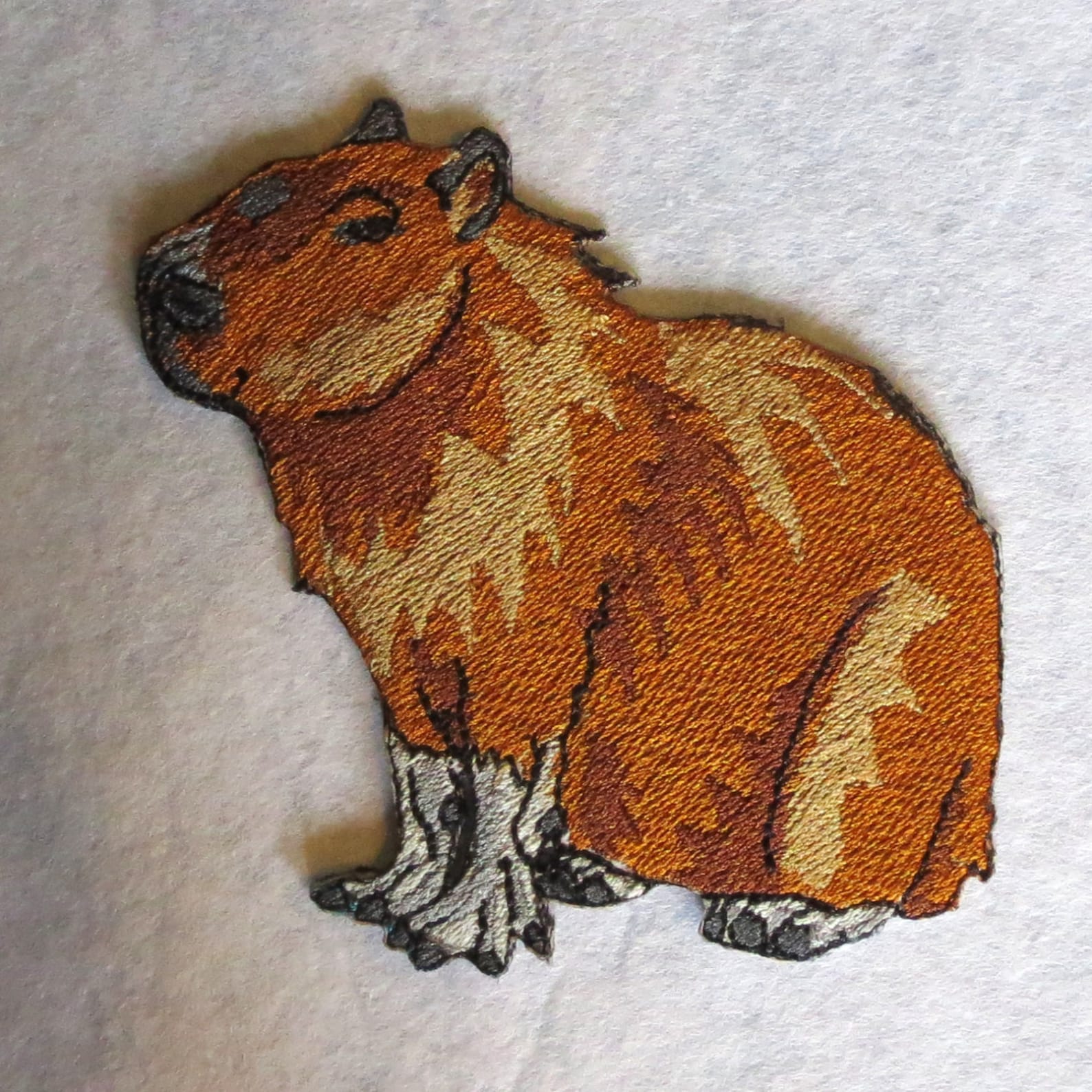 Epic Capybara Hydrochoerus Hydrochaeris Iron on Patch - Etsy