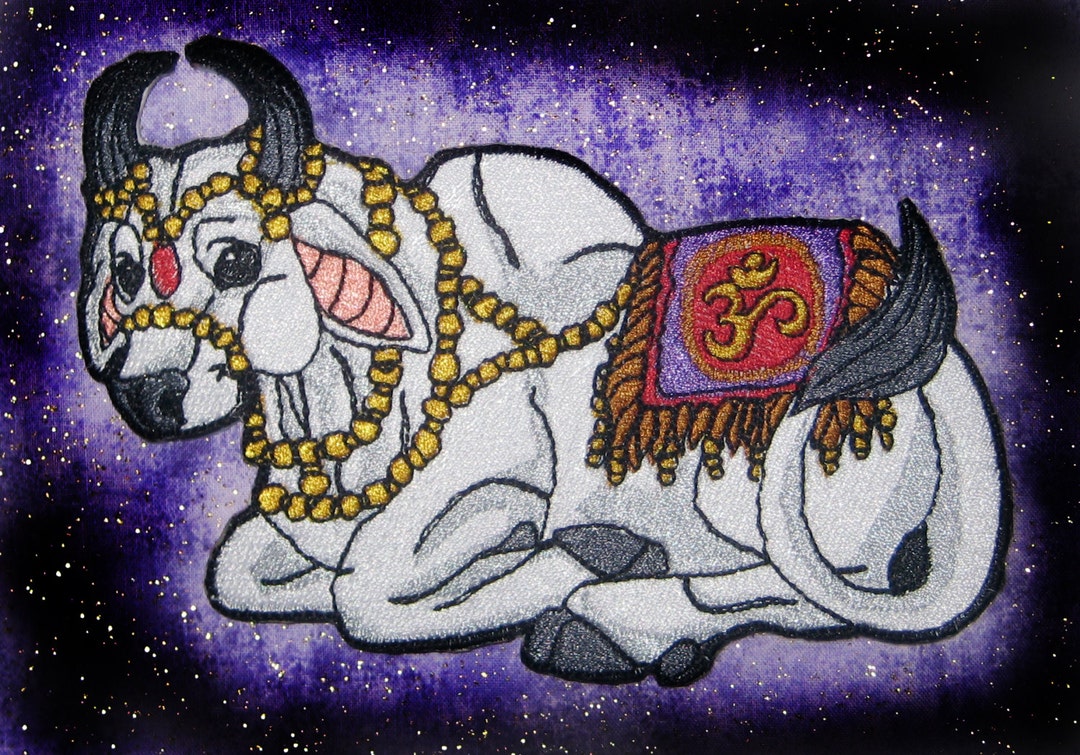 Nandi Bull Brahman Desi Cow Iron on Patch or Sew on Patch Applique - Etsy