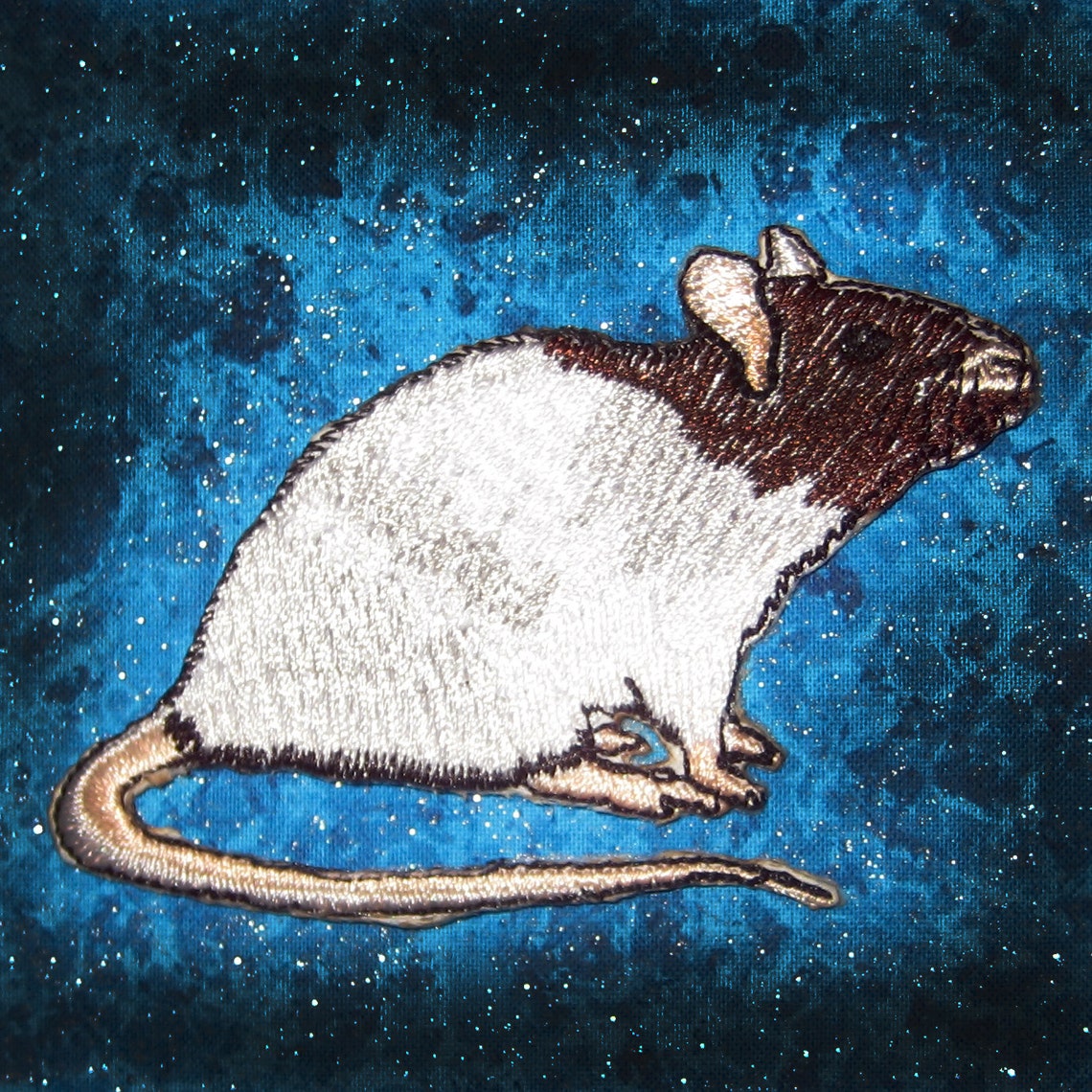 Fancy Brown Chocolate Mocha Hooded Rat Iron on Patch - Etsy