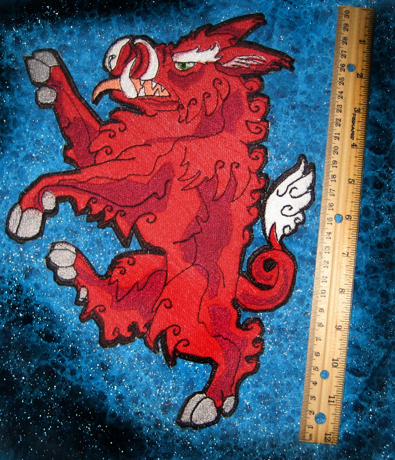 Giant Rampant Boar Heraldic Heraldry Iron on Patch - Etsy