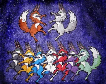 Enfield Fox Heraldic Heraldry Iron on Patch Many Color Choices | Etsy