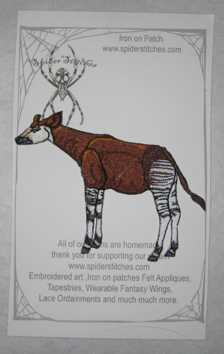 Lovely Rare Congo Okapi Okapia Johnstoni Iron on Patch - Etsy