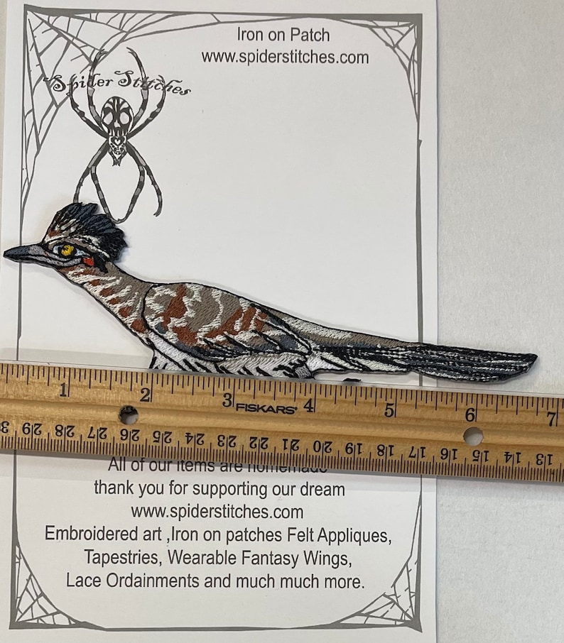 Racing Greater Roadrunner Bird Iron on Patch Road Runner Small Geococcyx Californianus - Etsy