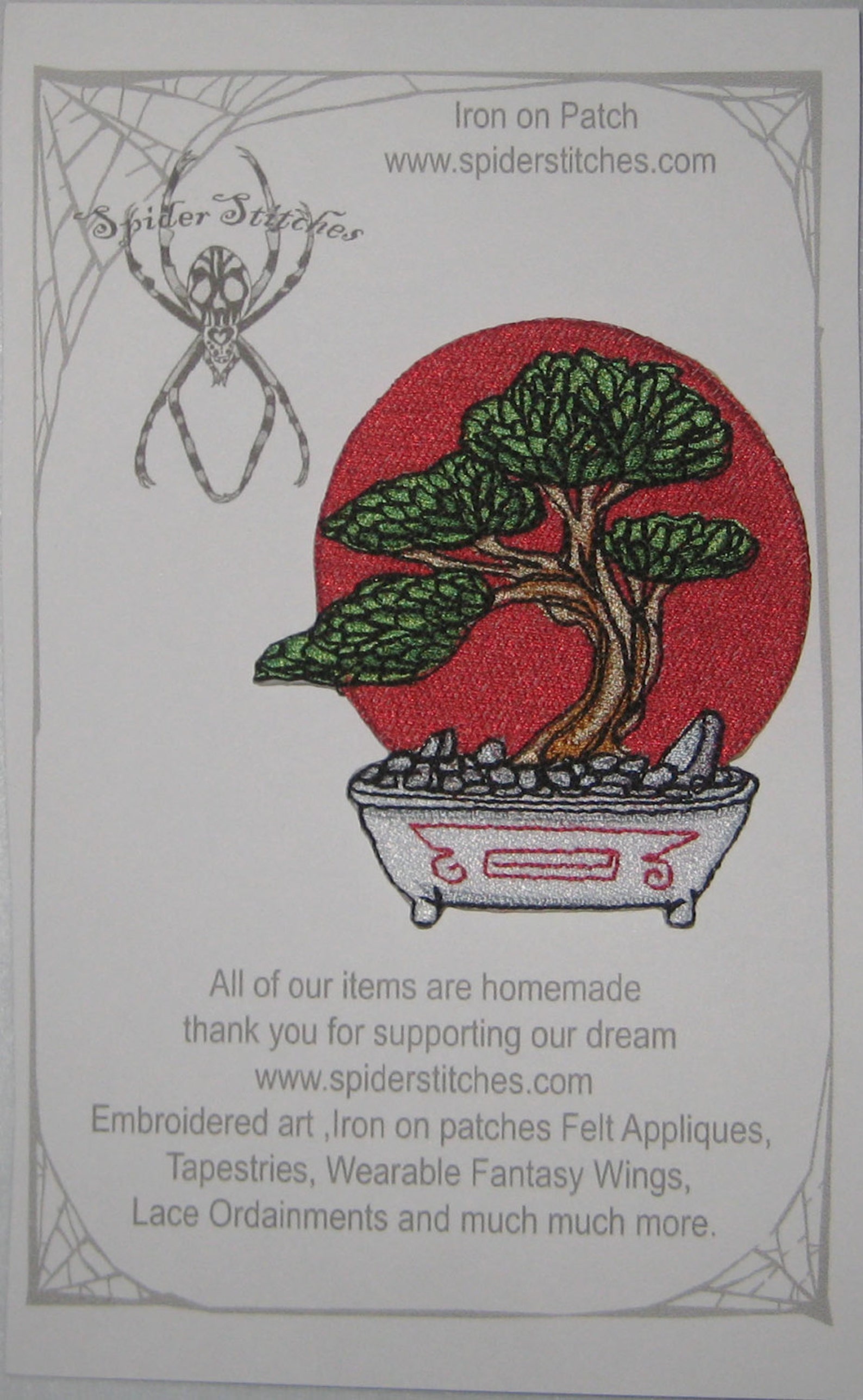 Epic Bonsai Tree Iron on Patch Small Size - Etsy