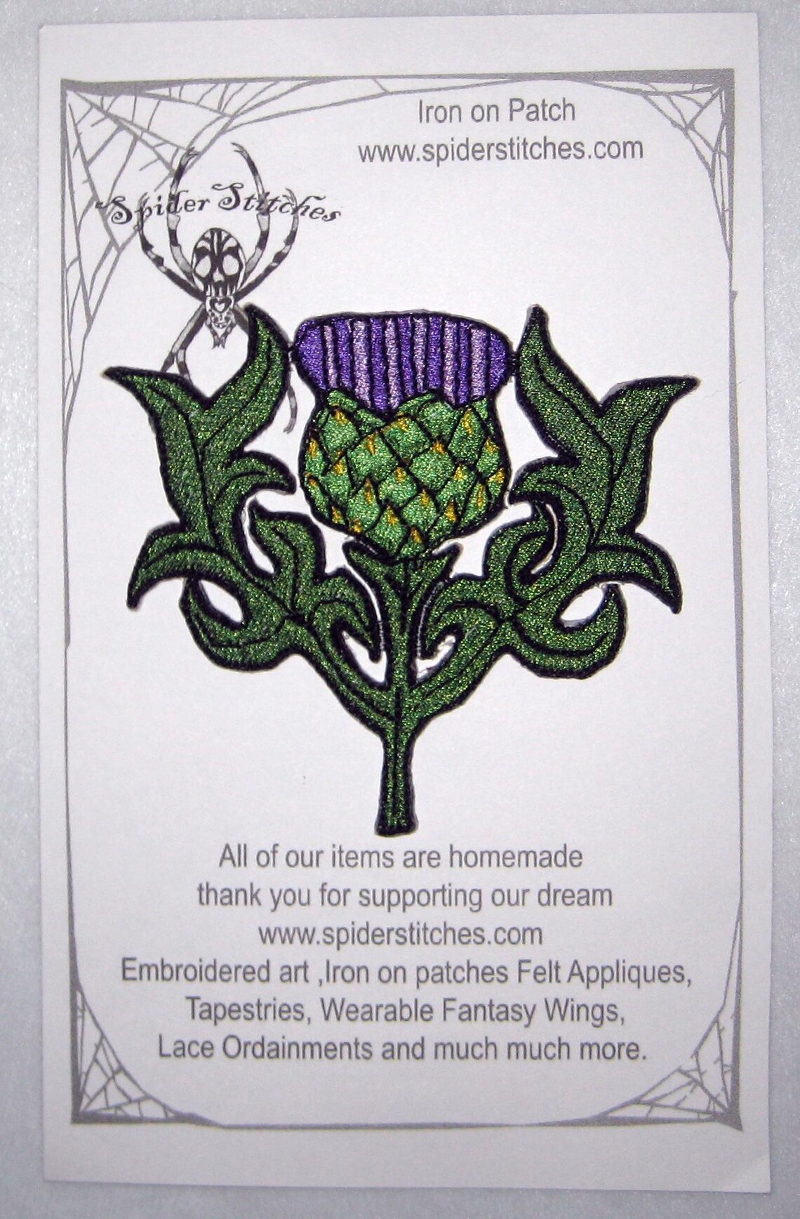 Scottish Thistle Crest Heraldic Heraldry Iron on Patch - Etsy