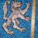 Giant Rampant Wolf Heraldic Heraldry Iron on Patch Many Color Choices ...