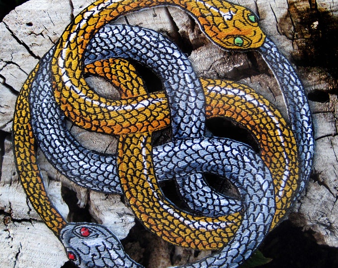 Huge Neverending Story Auryn Snake Knot Iron on Patch - Etsy UK