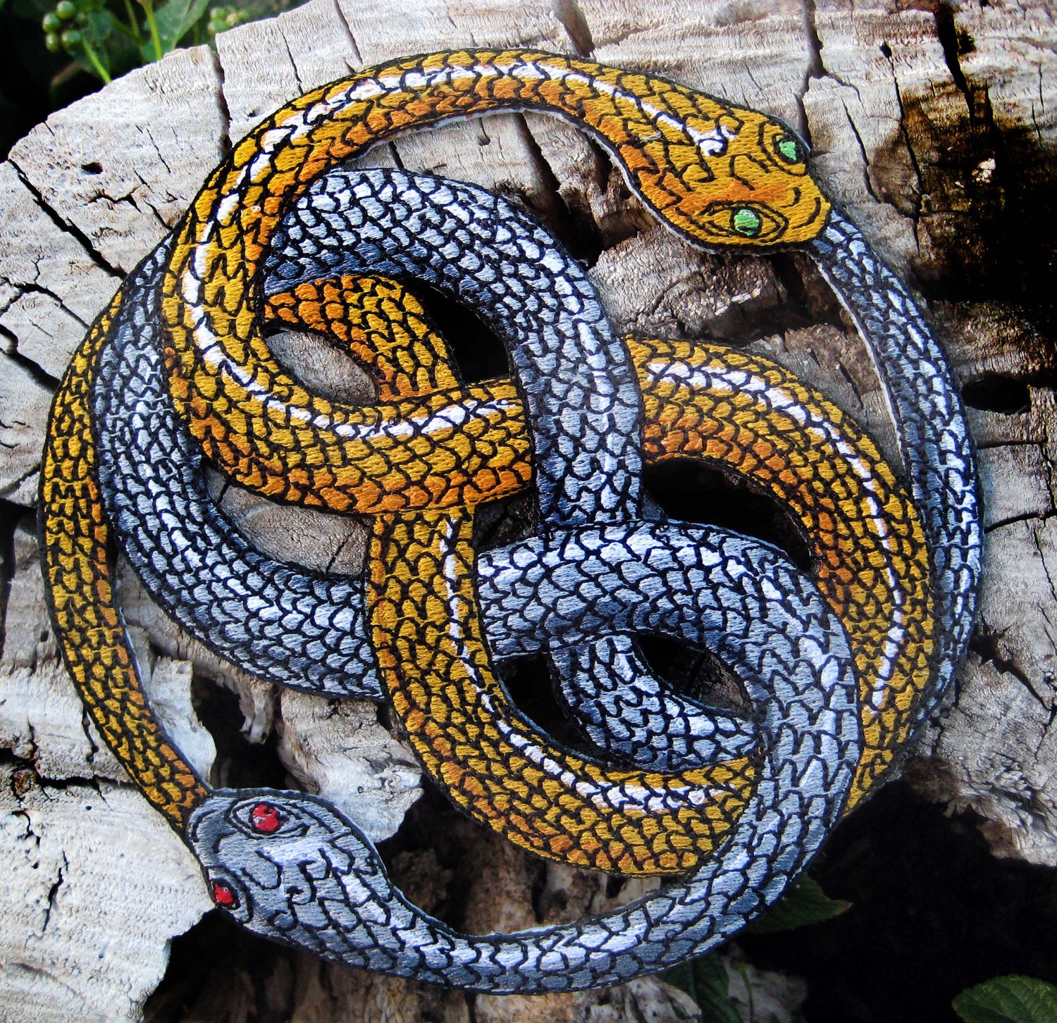 Huge Neverending Story Auryn Snake Knot Iron on Patch - Etsy UK