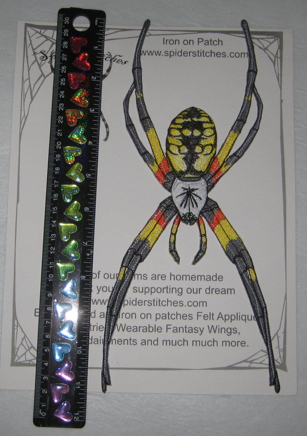 Huge Golden Writing Orb Weaver Spider Argiope Aurantia Gothic Yellow ...