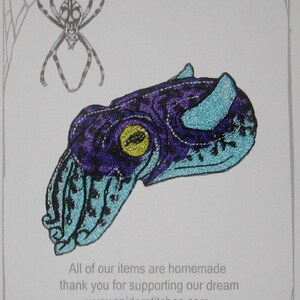 Pick Your Color Bobtail Squid Iron on Patch or Sew on Patch - Etsy