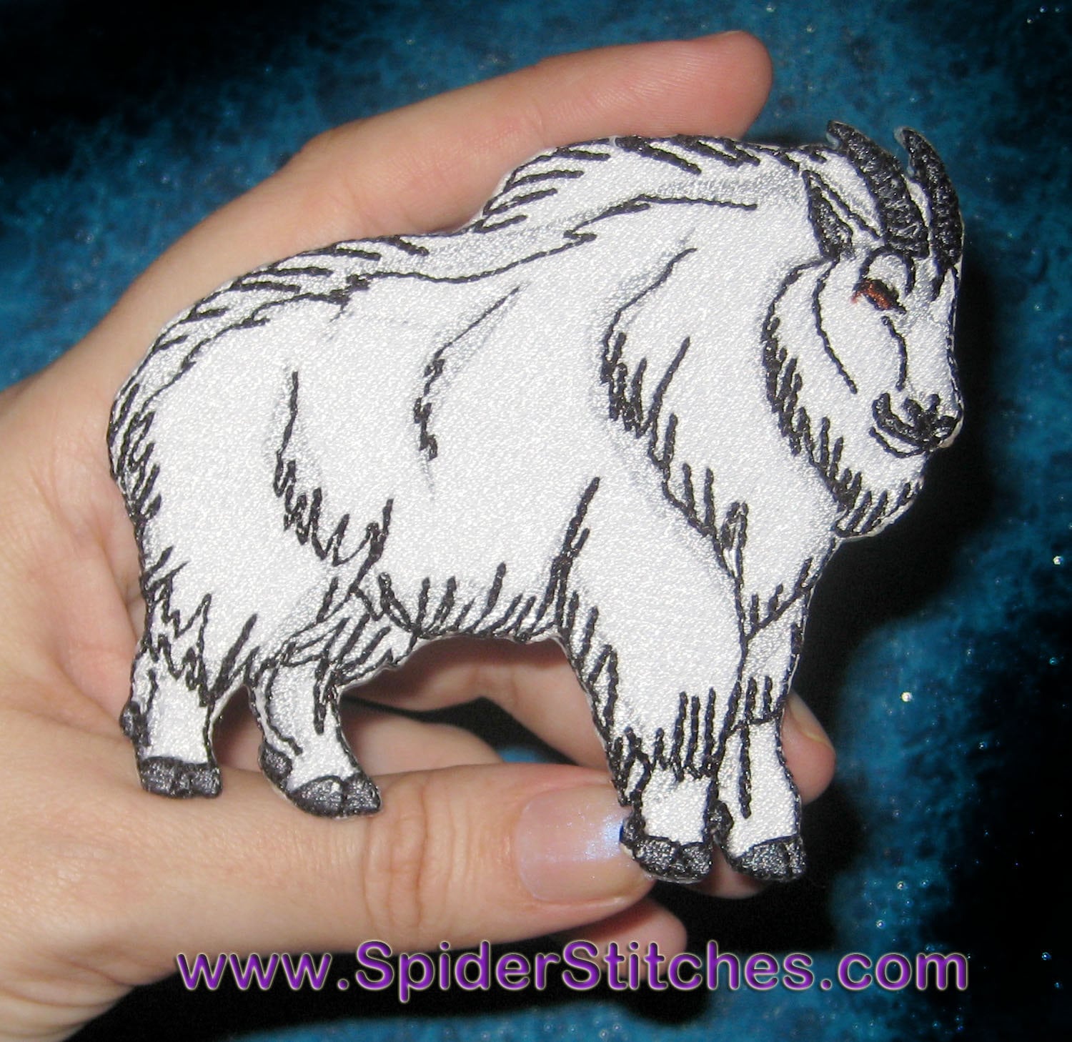 Rocky Mountain Goat Iron on Patch Oreamnos Americanus - Etsy