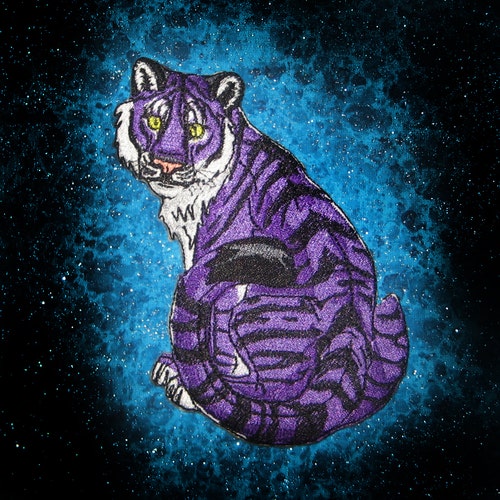 Void Walker Purple Red Fox Vulpes Vulpes Iron on Patch | Etsy