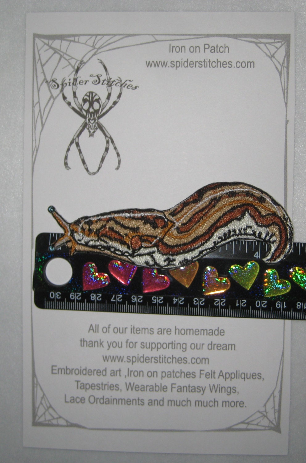 Magical Spotted Leopard Slug Limax Maximus Iron on Patch | Etsy