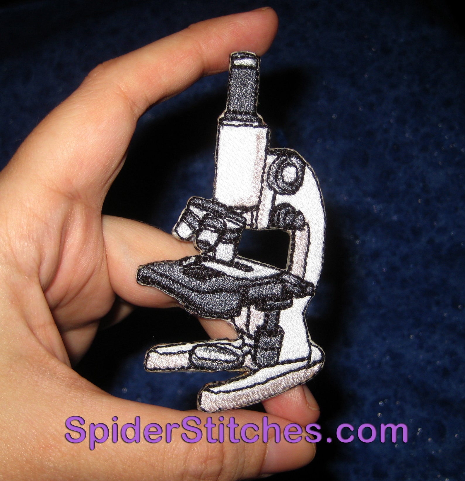 Science Compound Microscope Iron on Patch Scientist Lab - Etsy