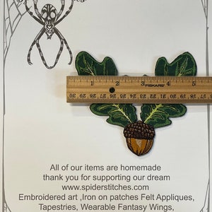 Nobel Oak Leaf Acorn Heraldic Heraldry Iron on Patch Strength and ...