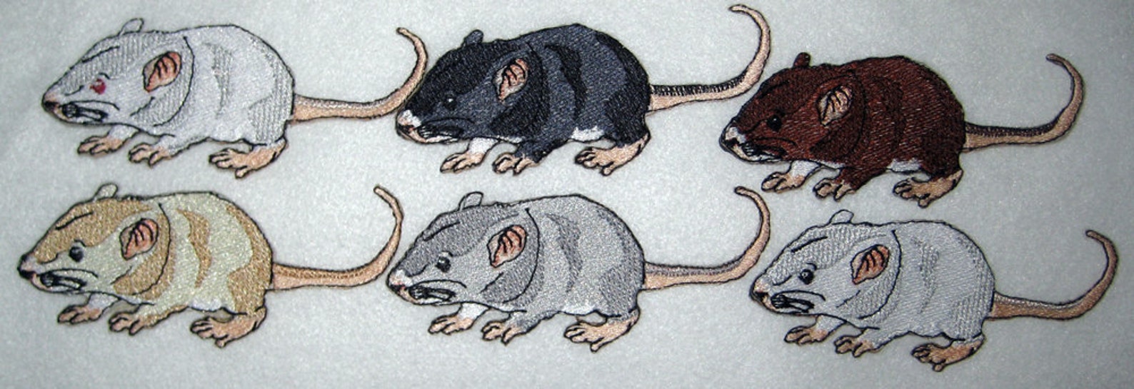 Fancy Black Baby Rat Pup Hopper Self Rat Steam Punk Iron on - Etsy