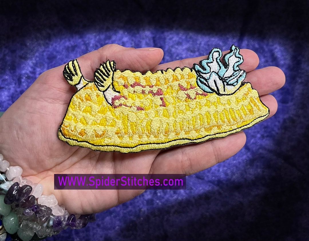 Sea Lemon Noble Dorid Sea Slug Nudibranch Iron on Patch Peltodoris ...