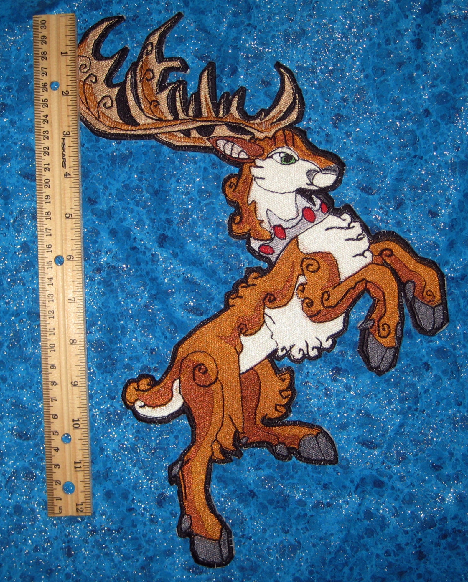 Giant Rampant Stag Deer Buck Hart Heraldic Heraldry Iron on - Etsy