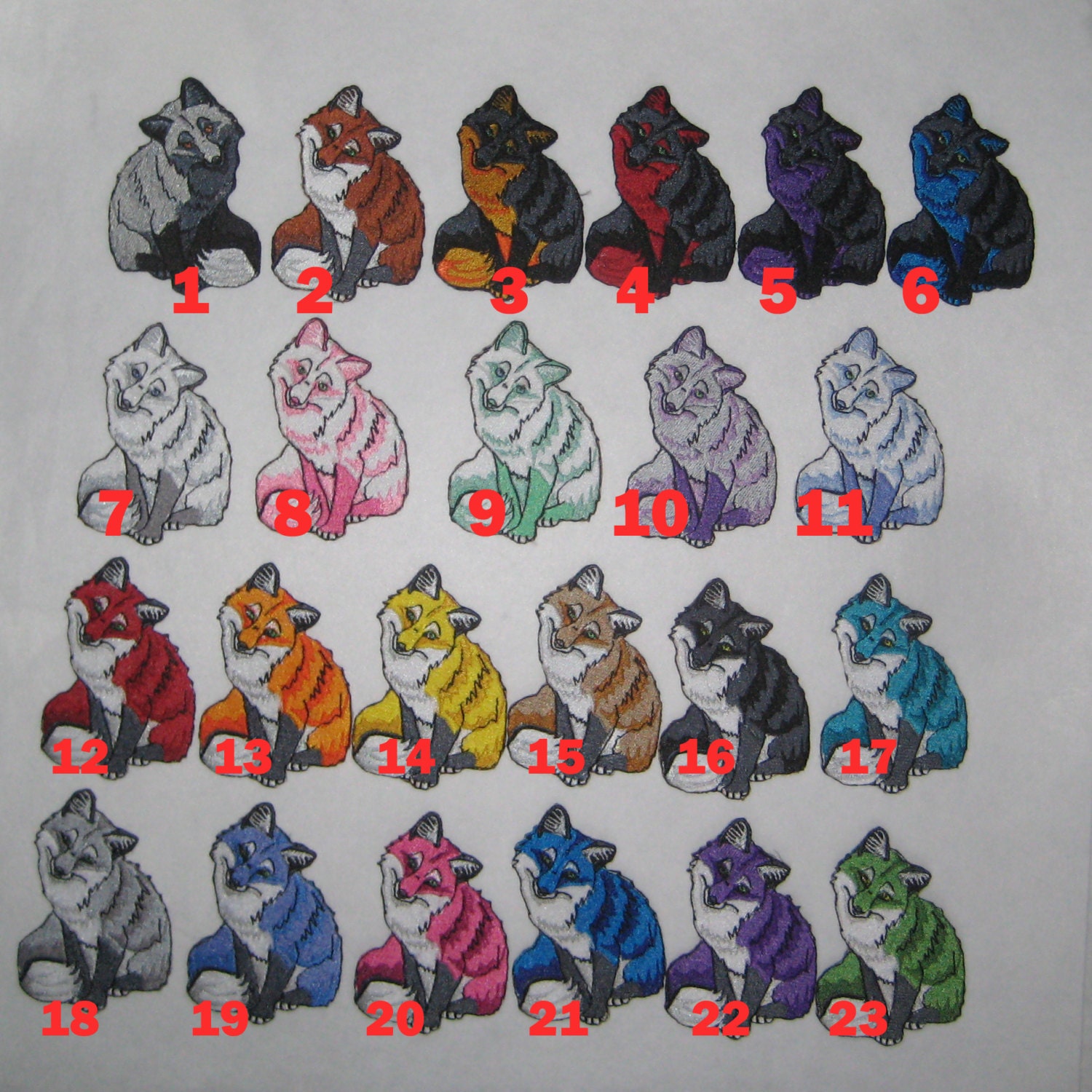 Void Walker Purple Red Fox Vulpes Vulpes Iron on Patch - Etsy