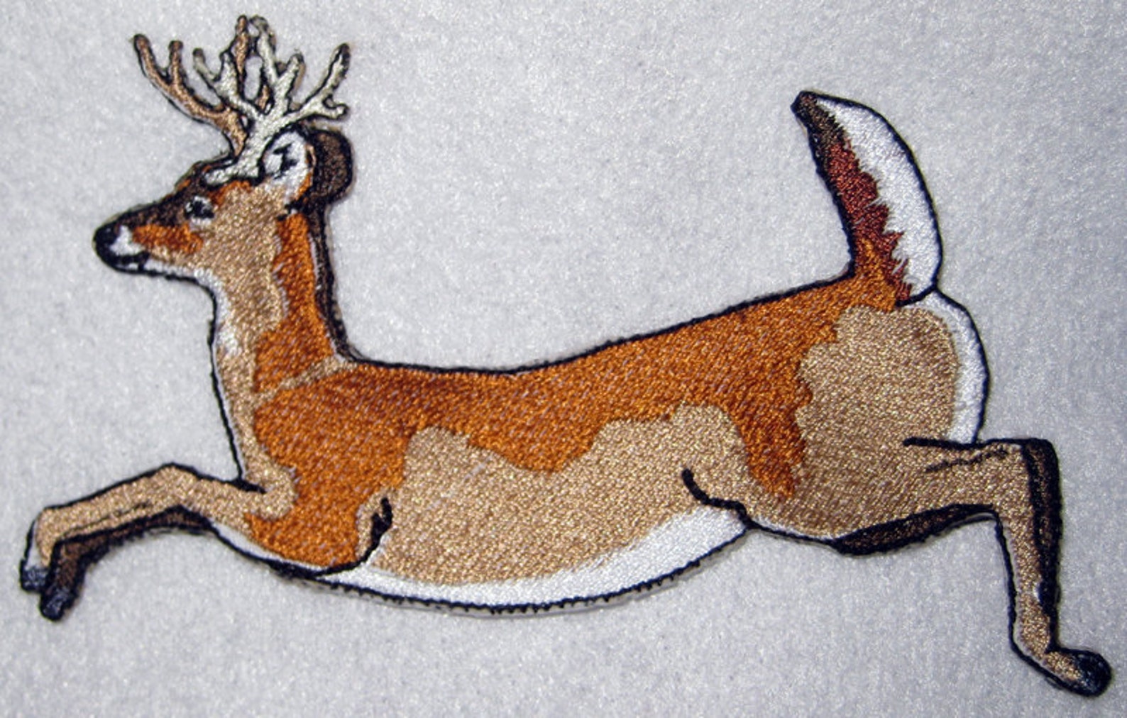 White Tailed Whitetail Deer Buck and Doe Pair Lovely Leaping - Etsy