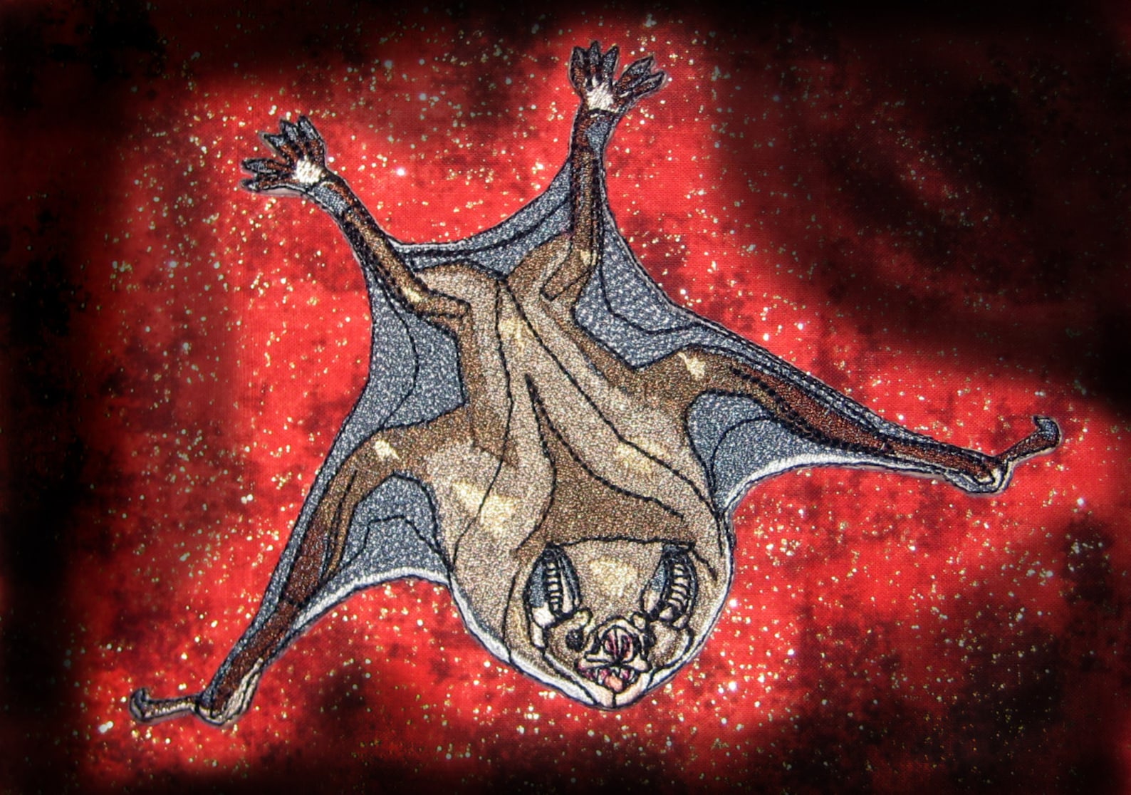 Awesome Life Like Vampire Bat Iron on Patch | Etsy