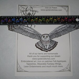 Guardian Flying Icy Snowy Owl in Flight Bird Iron ON Patch - Etsy